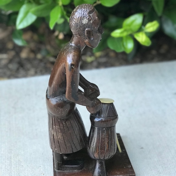 Accents | 11 Vtg African Drummer Wooden Statue | Poshmark